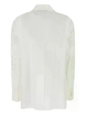 Max Mara Angizia Embroidered-sleeve Blazer