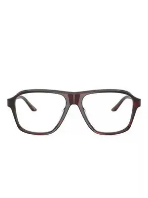 Oliver Spencer Navigator Eyeglasses - Red