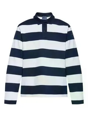 Paul & Shark Striped Long-sleeve Polo Shirt