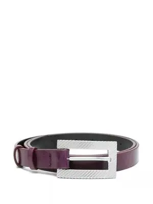 Attico Leather Belt - Purple