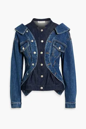 Alexander McQueen Layered Denim Jacket