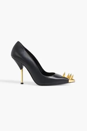Alexander McQueen Punk Stud Leather Pumps