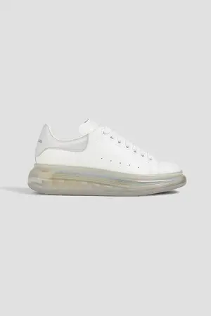 Alexander McQueen Iridescent Leather Exaggerated Sole Sneakers