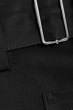 Alexander McQueen Belted Cotton-twill Pants