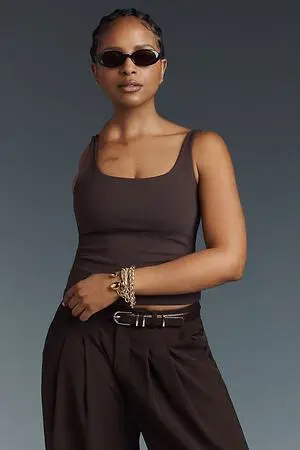 Susana Monaco Essential Everyday Tank Top - Chocolate