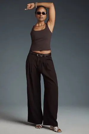 Susana Monaco Essential Everyday Tank Top - Chocolate