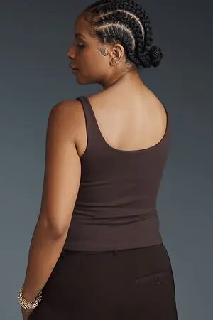 Susana Monaco Essential Everyday Tank Top - Chocolate