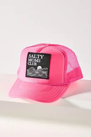 FRIDAY FEELIN Salty Moms Club Trucker Hat - Pink