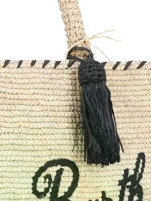 MC2 SAINT BARTH Raffia Tote Bag