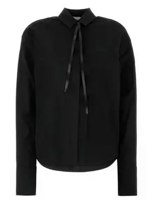 Sportmax Mappa Tie-detailed Shirt - Black