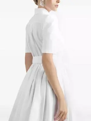 Dolce & Gabbana Poplin Shirt Dress - White