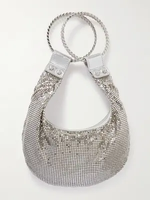 Versace Metallic Chainmail Shoulder Bag