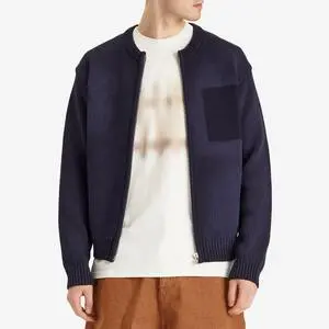 JW Anderson Washed Zip Front Cardigan