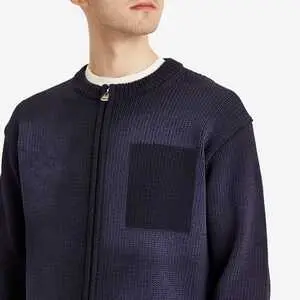 JW Anderson Washed Zip Front Cardigan