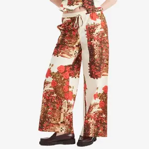 HOUSE OF SUNNY Rose Garden Printed Pants