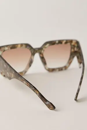 Free People Bel Air Oversized Square Sunglasses