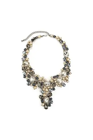 KENNETH JAY LANE Pearl And Crystal Necklace - Red