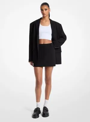 Michael Kors Crepe Mini Skirt