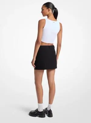 Michael Kors Crepe Mini Skirt