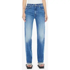 MOTHER Lil' High-waist Straight-leg Jeans - Bitchn