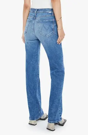 MOTHER Lil' High-waist Straight-leg Jeans - Bitchn