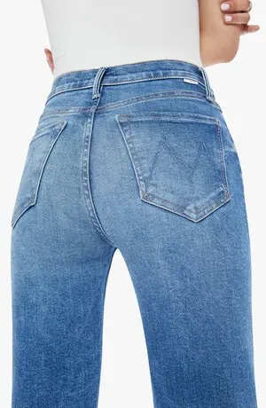 MOTHER Lil' High-waist Straight-leg Jeans - Bitchn