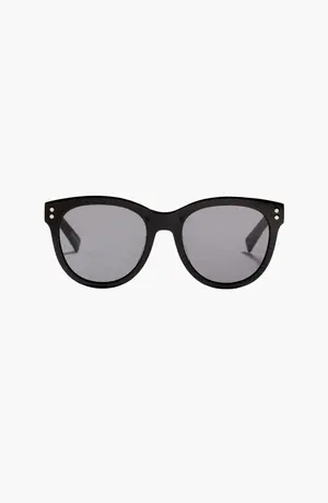ITALIC Sasha Round Frame Sunglasses - Black