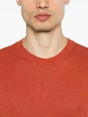 AMARANTO Fine-knit T-shirt - Orange