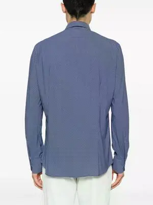 MAZZARELLI Printed Shirt - Blue