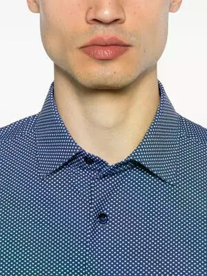 MAZZARELLI Printed Shirt - Blue