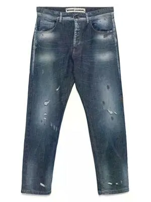 BROKEN LAUNDRY Distressed-finish Jeans