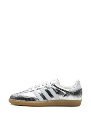 Adidas Samba Lace-up Sneakers - Silver
