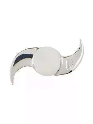 Raf Simons Space Spinner Brooch - Silver