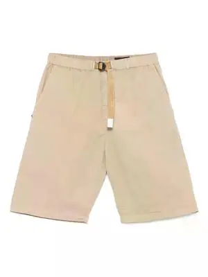 White Sand Elasticated Shorts For Men