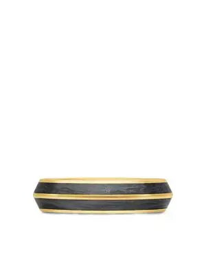 David Yurman 18k Yellow Knife Edge Ring - Gold