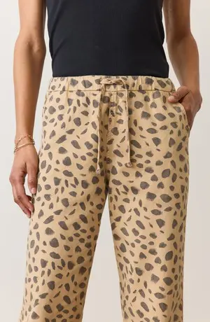 Marine Layer Print Denim Drawstring Pants