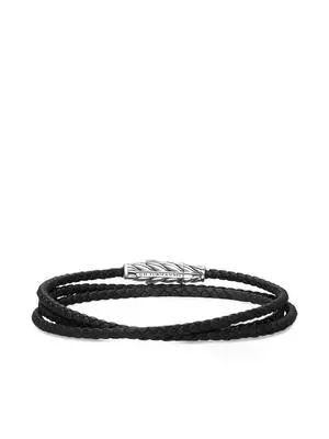 David Yurman Sterling Chevron Triple Wrap Bracelet - Silver