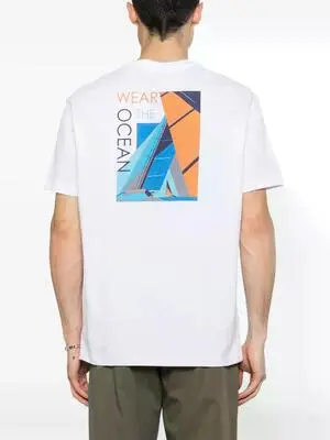 Paul & Shark Logo-rubberised T-shirt