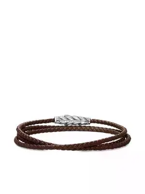 David Yurman Sterling Chevron Triple Wrap Bracelet - Silver