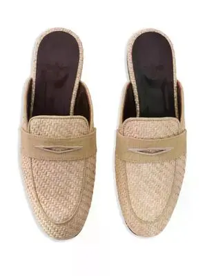 BOUGEOTTE Raffia Mules