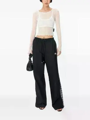 MARINE SERRE Mesh Cropped Top