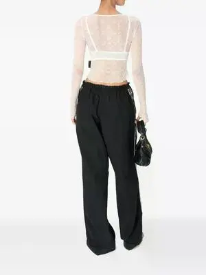 MARINE SERRE Mesh Cropped Top