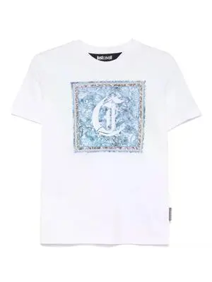 Just Cavalli Logo-print T-shirt - White