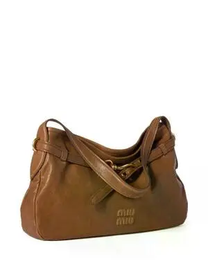 Miu Miu Aventure Slouchy Leather Shoulder Bag