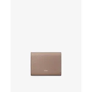 Cartier Panthère Graphique De Mini Leather Wallet - Beige