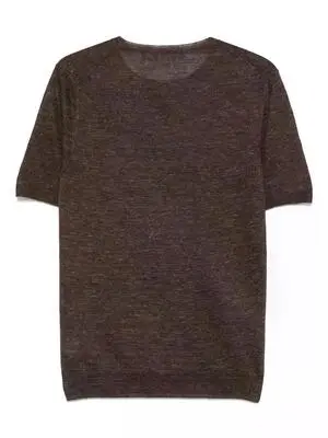 SAPIO Linen Top - Brown