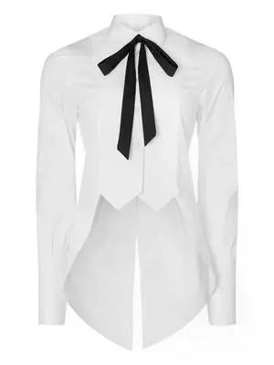 TEMPERLEY LONDON Tuxedo Inspired Shirt - White