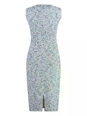 St. John Speckled Midi Dress