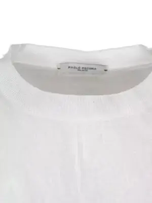 PAOLO PECORA Fine-knit Cotton T-shirt - White