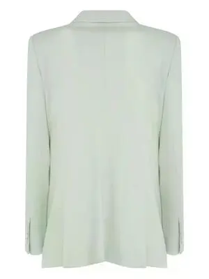 Another Tomorrow Double-breasted Wool Blazer